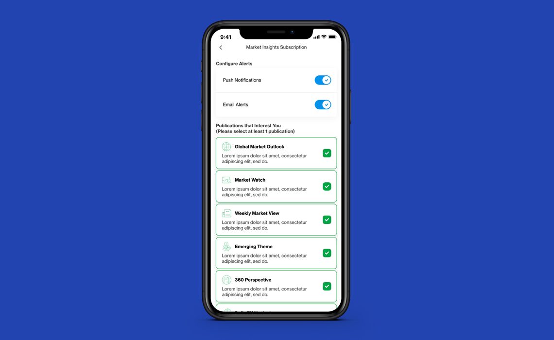 Private Bank App | Standard Chartered